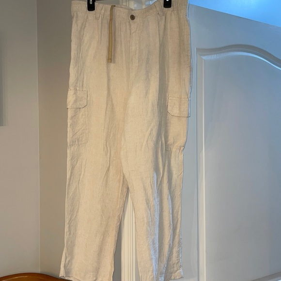 Caribbean | Pants | Cream Linen Pants | Poshmark